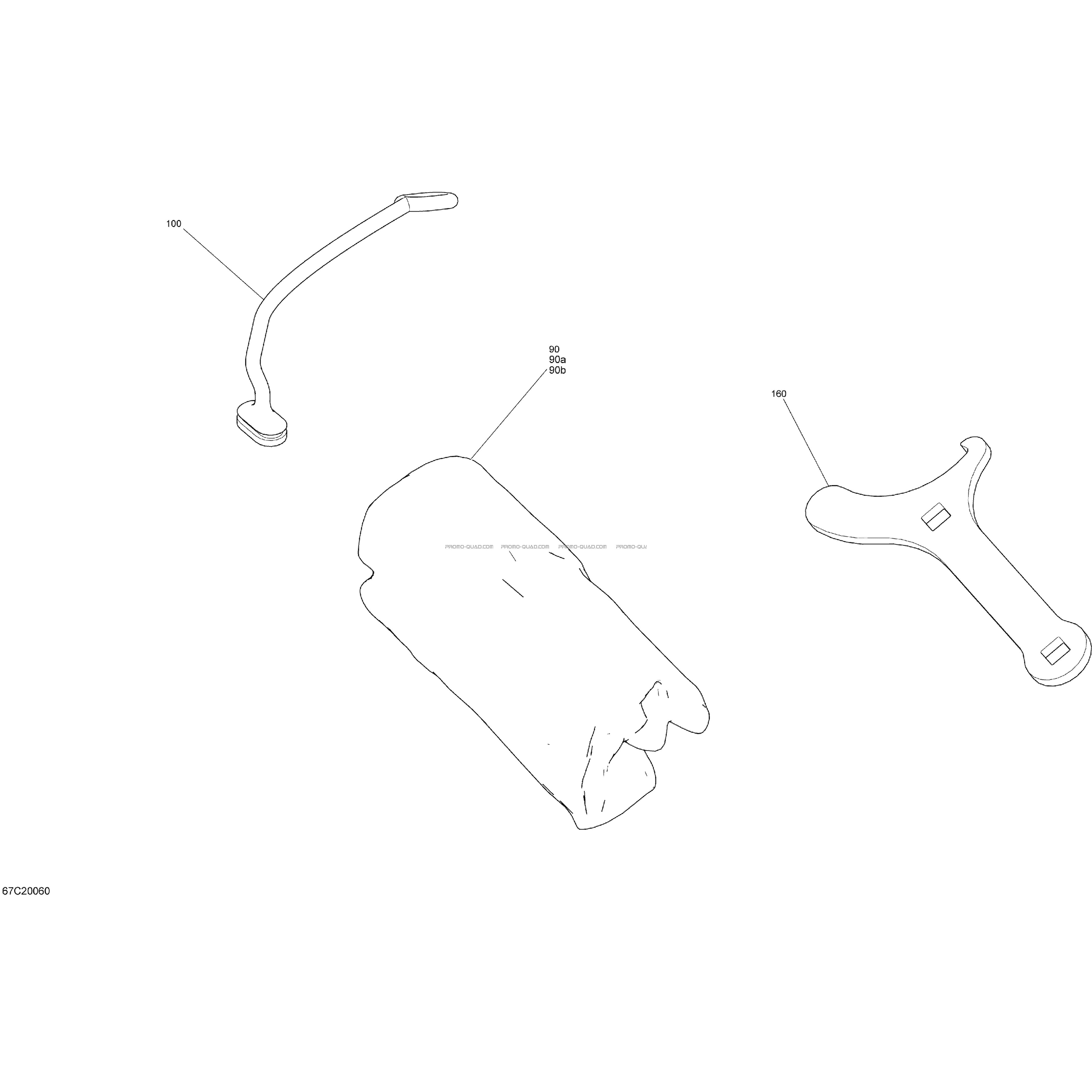 Coffre à Bagage pour Quad Can-am 2020 Toutes les cylindrées - Promo-Quad