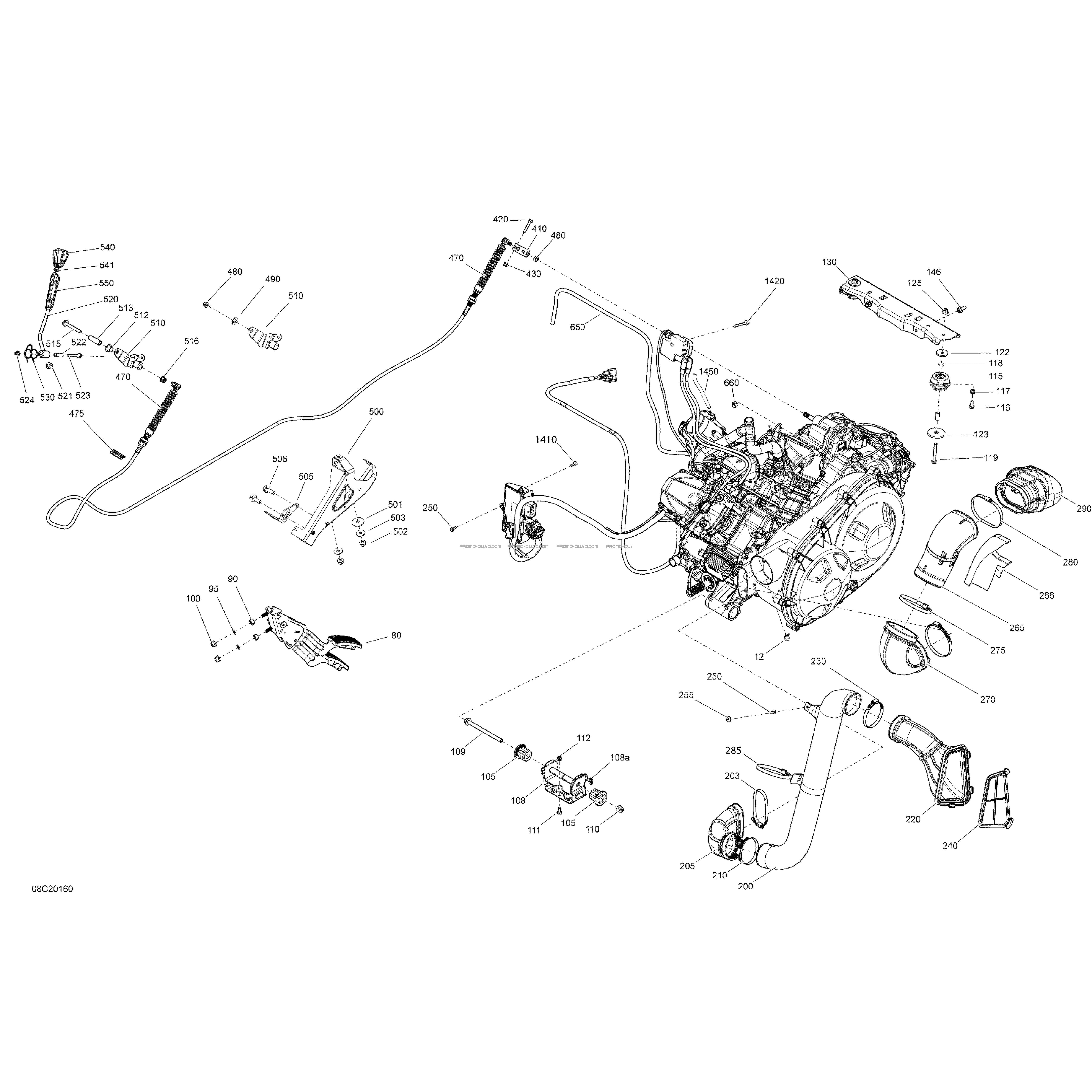 Moteur - Système pour Quad Can-am 2020 Toutes les cylindrées - Promo-Quad