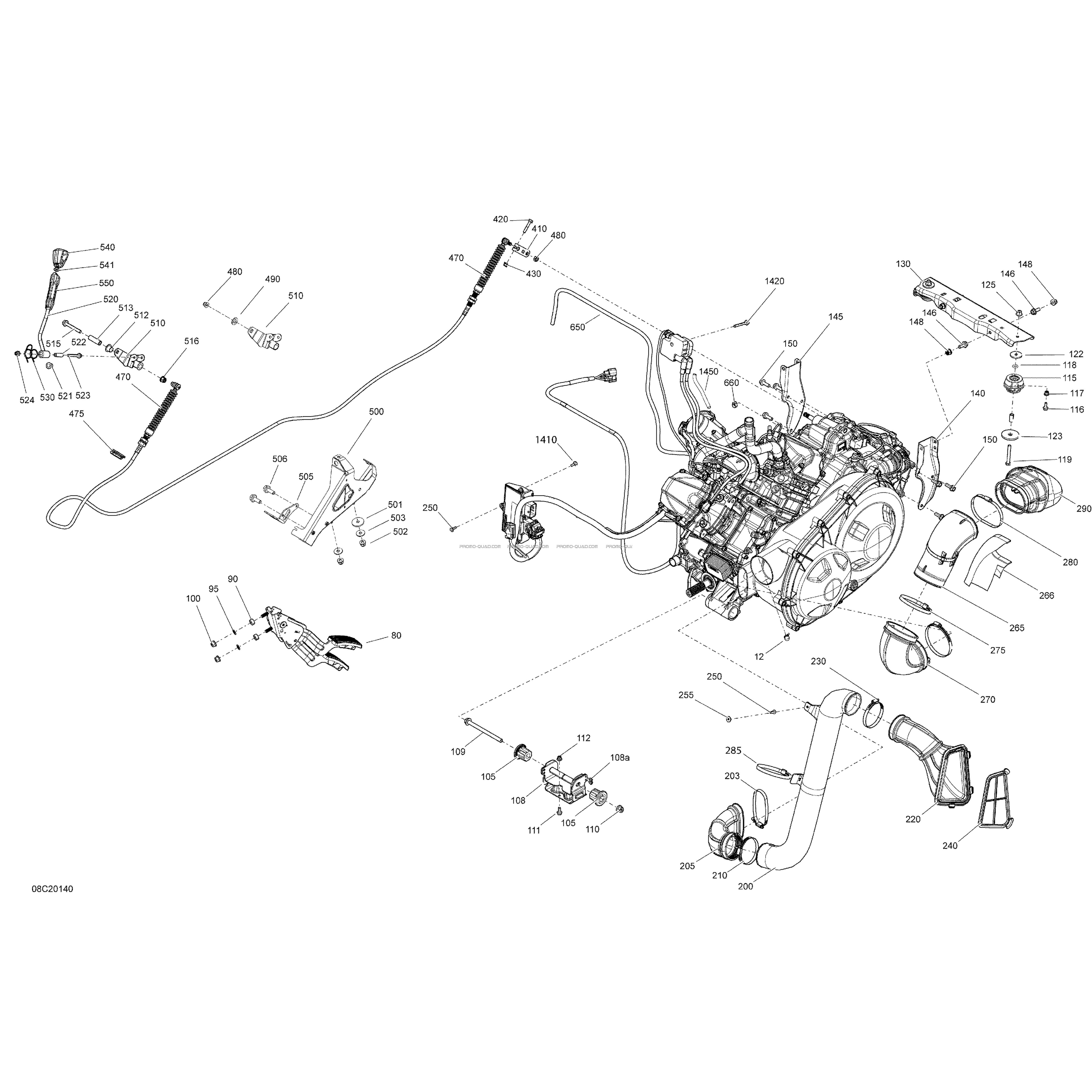 Moteur - Système pour Quad Can-am 2020 Toutes les cylindrées - Promo-Quad