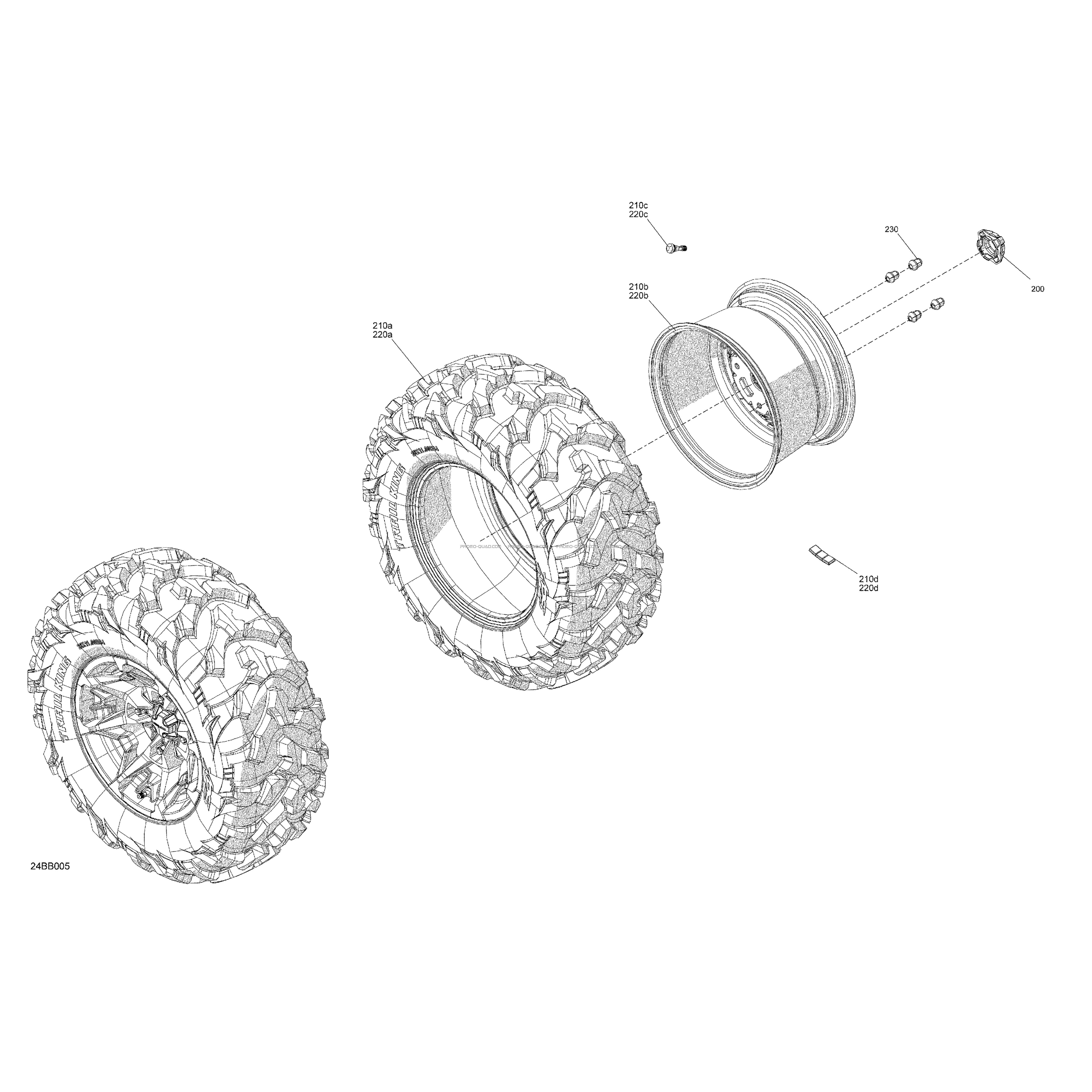 Entraînement - Roues Avants pour Quad Can-am 2022 Toutes les cylindrées ...