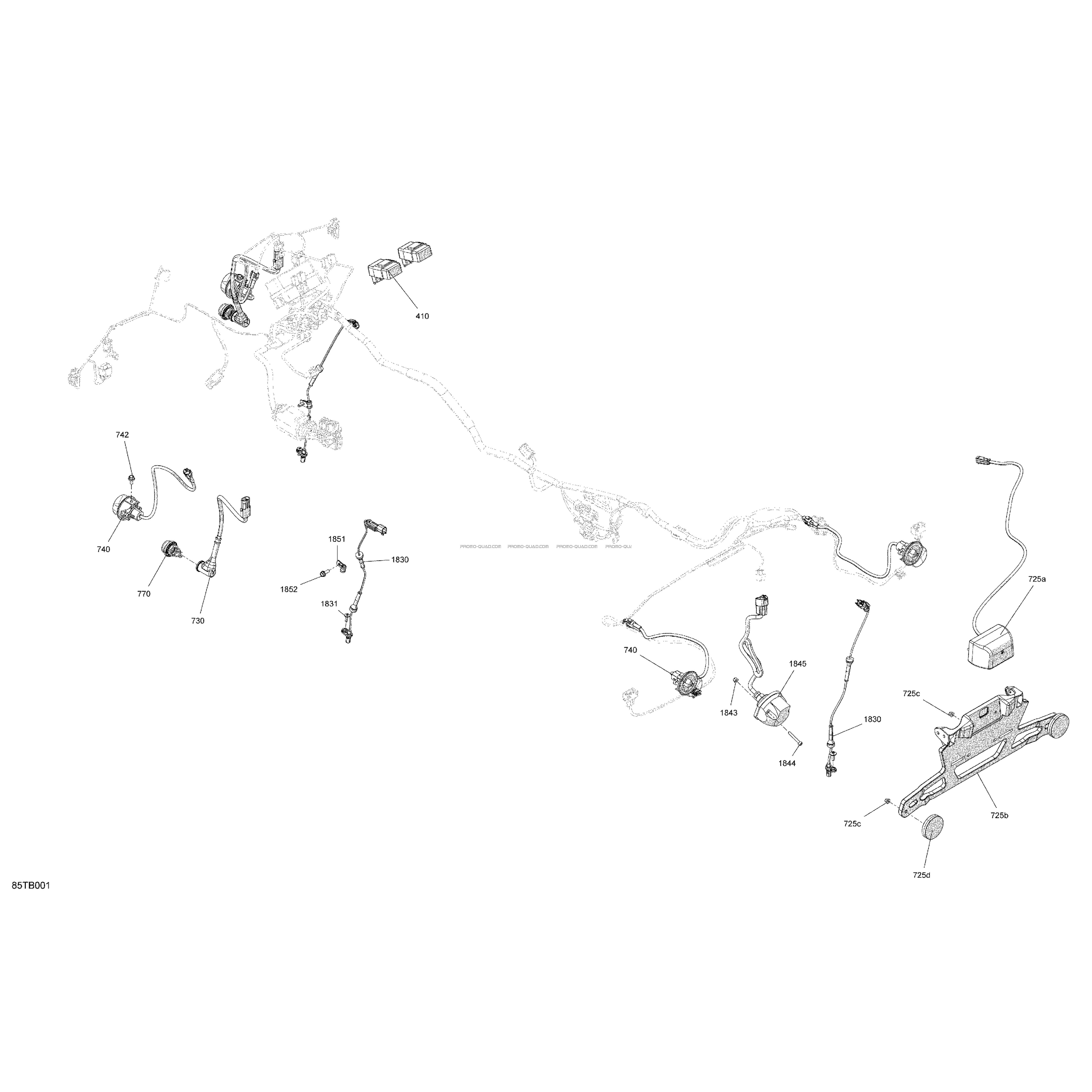 Électrique - Clignotant pour Quad Can-am 2022 Toutes les cylindrées ...