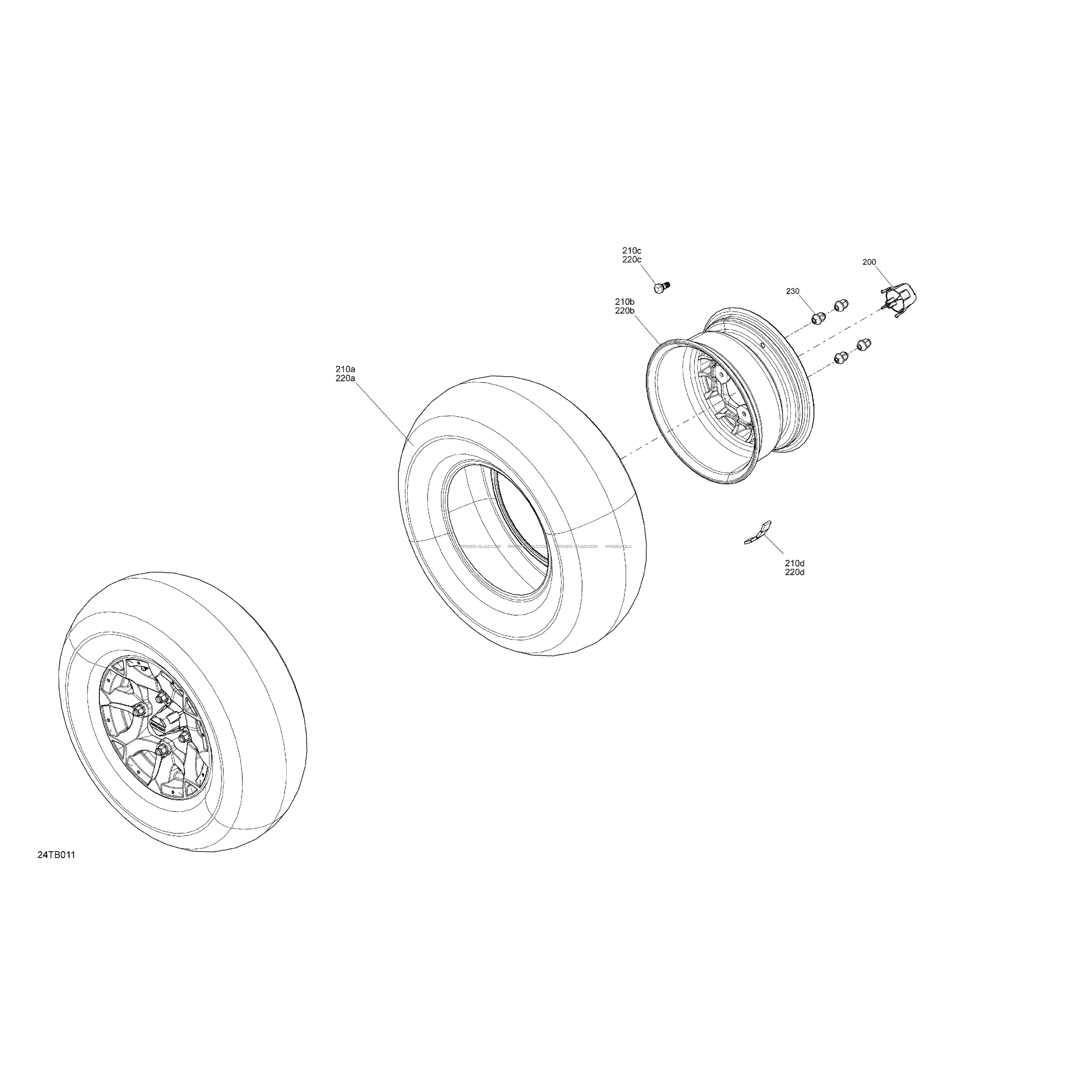 Entraînement - Roues Avants pour Quad Can-am 2022 Toutes les cylindrées ...